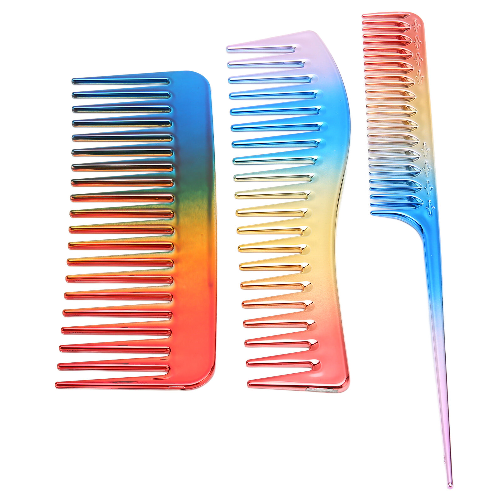3pcs Chem Comb Set Set Hair Prodging Obloplate Cetrylage для домашнего парикмахерского парикмахерской для волос парикмахер