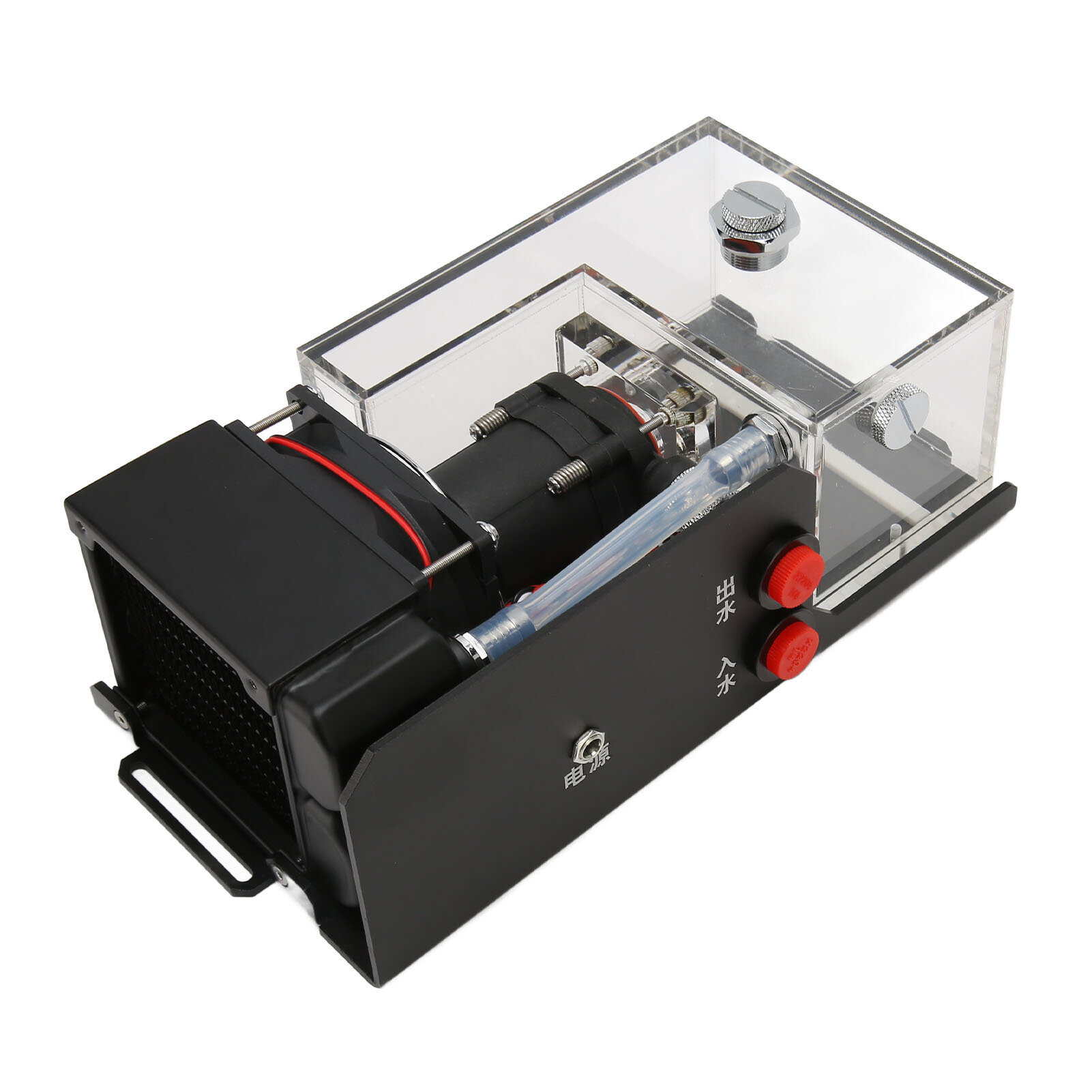 Водяной охлаждающий насос 500 мл резервуара для воды 2 слой 80 мм медный бар 2000 об / мин