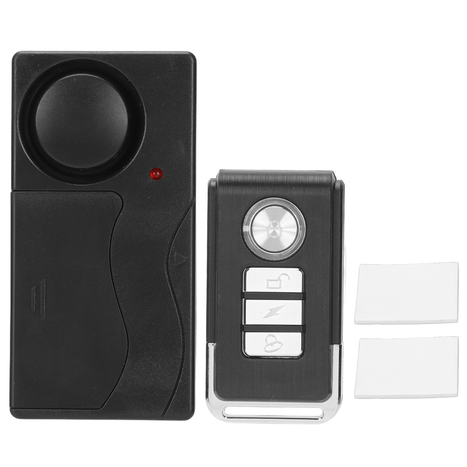 Беспроводная вибрационная тревога 110DB 10 Уровень чувствительность регулируемой сигнализации велосипедов с пультом дистанционного управления для окна дверей