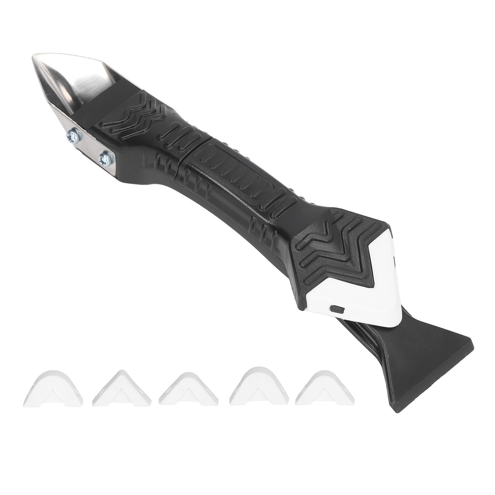 Силиконовый шпатель-скребок 3 в 1, набор инструментов для удаления герметика с набором инструментов 5 шт.