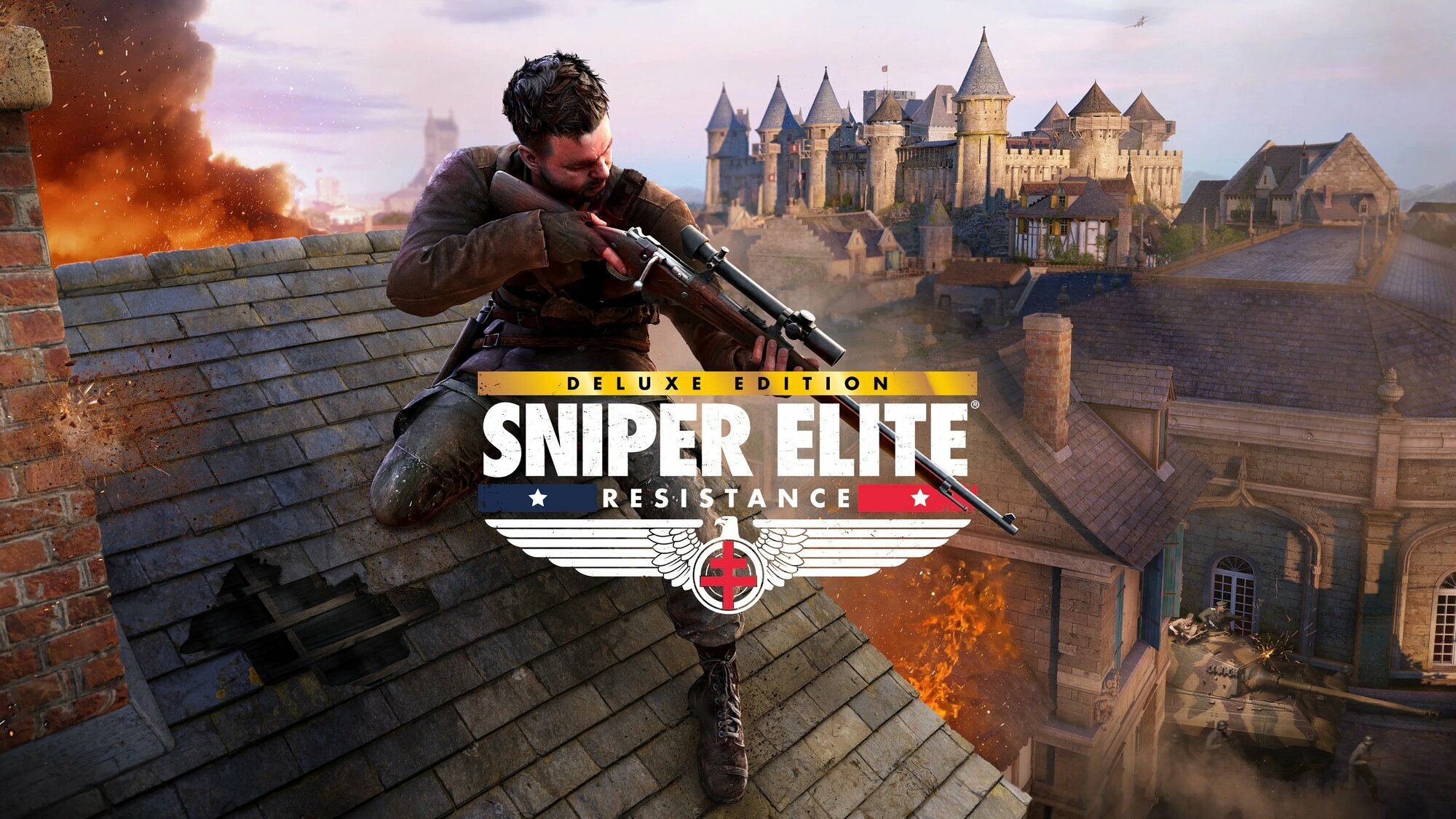 Sniper Elite Resistance Deluxe Edition для Sony PlayStation | PS4 и PS5 на русском языке | Игра навсегда | Быстрая доставка (Турция)