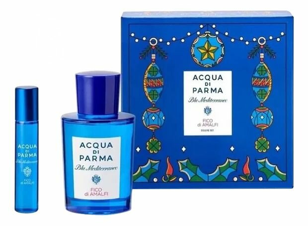 Acqua di parma - blu mediterreneo fico di amalfi набор: туалетная вода 75 мл + 12 мл