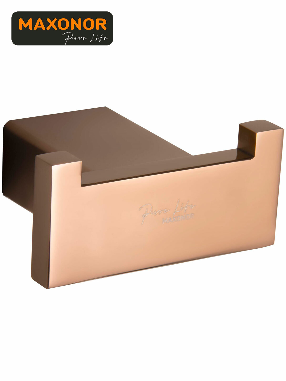 Крючки для ванной Maxonor PURE LIFE ALMA PL1805-2-16 бронза глянцевая Нержавеющая сталь