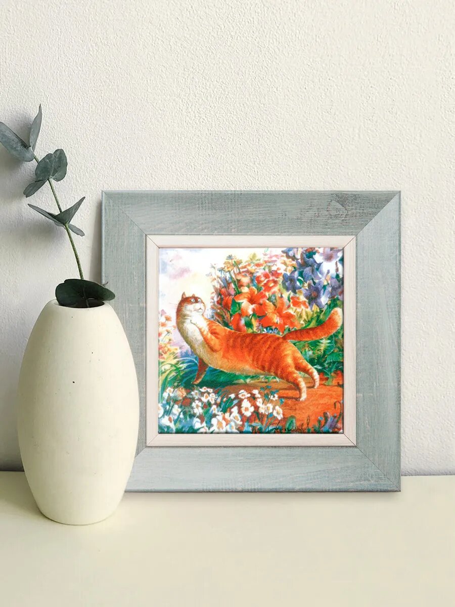 Картина в подарочной упаковке с Питерскими котами