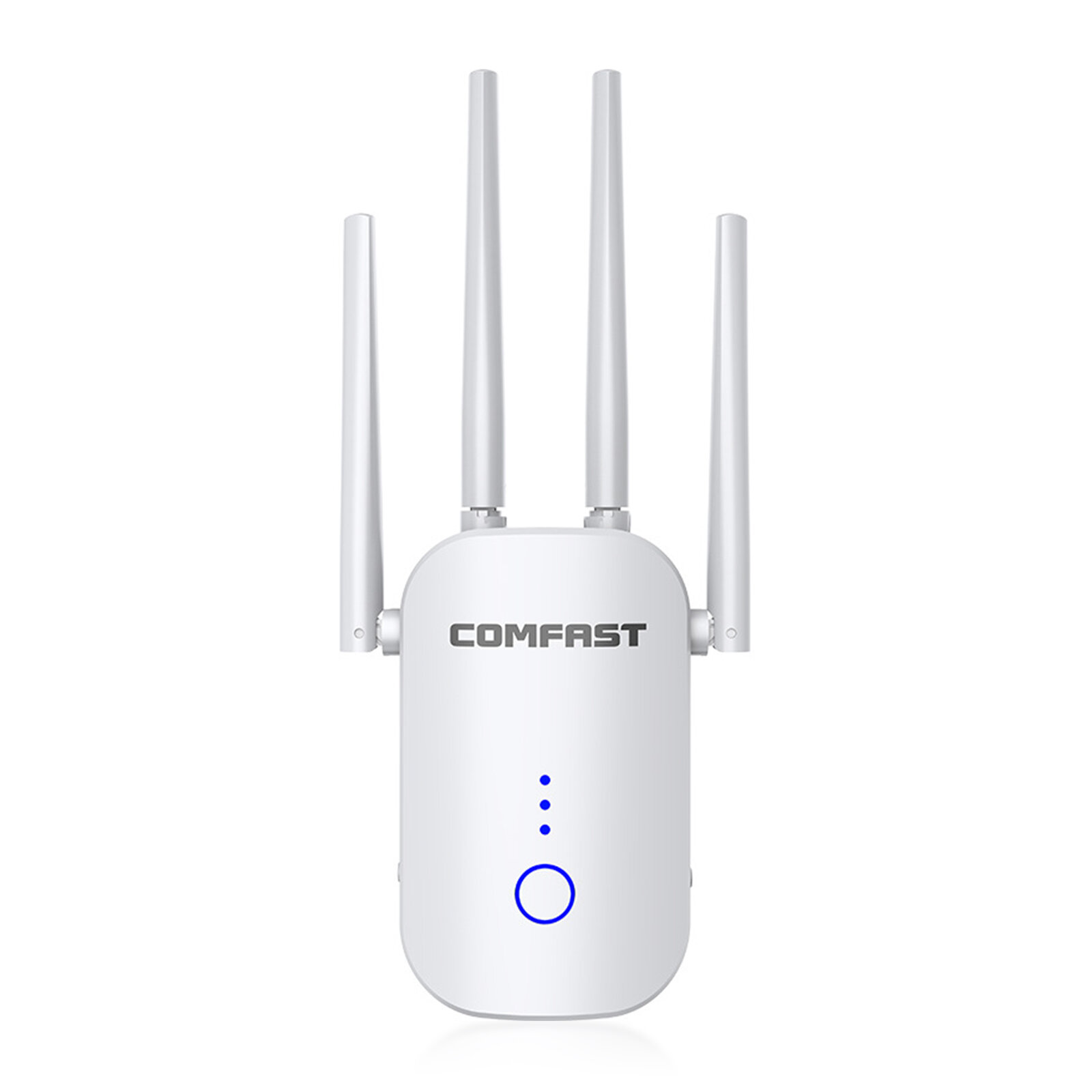 COMFAST 1200Mbps WiFi Repeater 2.4G/5.8G Dual-band Wireless Range Extender Signal Booster Amplifier for Home Wall Mounted with Ethernet Port One Button Reset