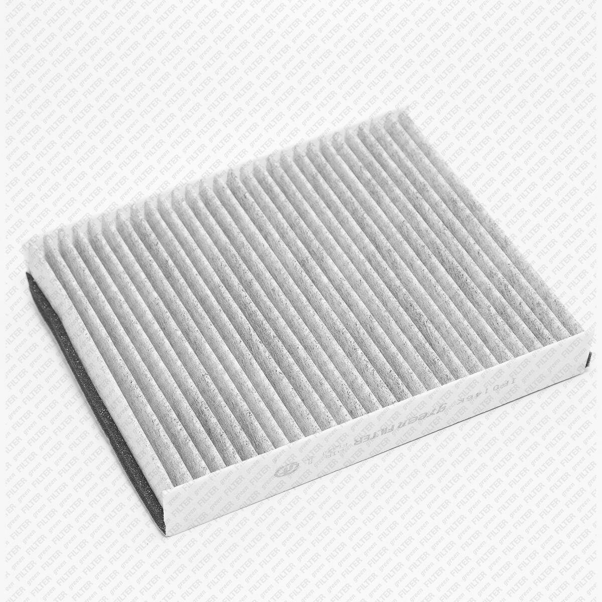 Фильтр салона угольный для автомобилей Green Filter IF0146K (запчасти и расходники)