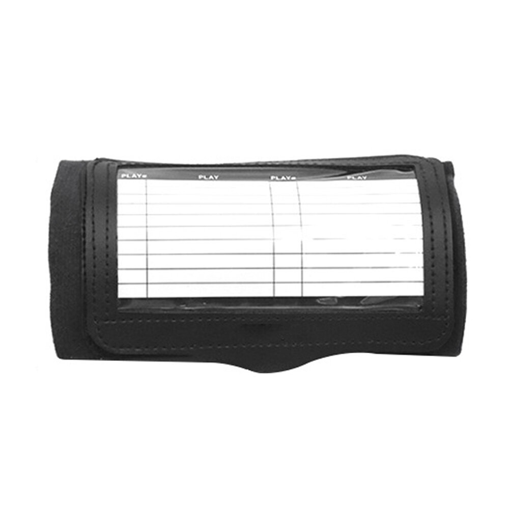 Football Playing Wristbands with Clear Window Professional Basketball Softball Armband Playbook Good Elasticity
