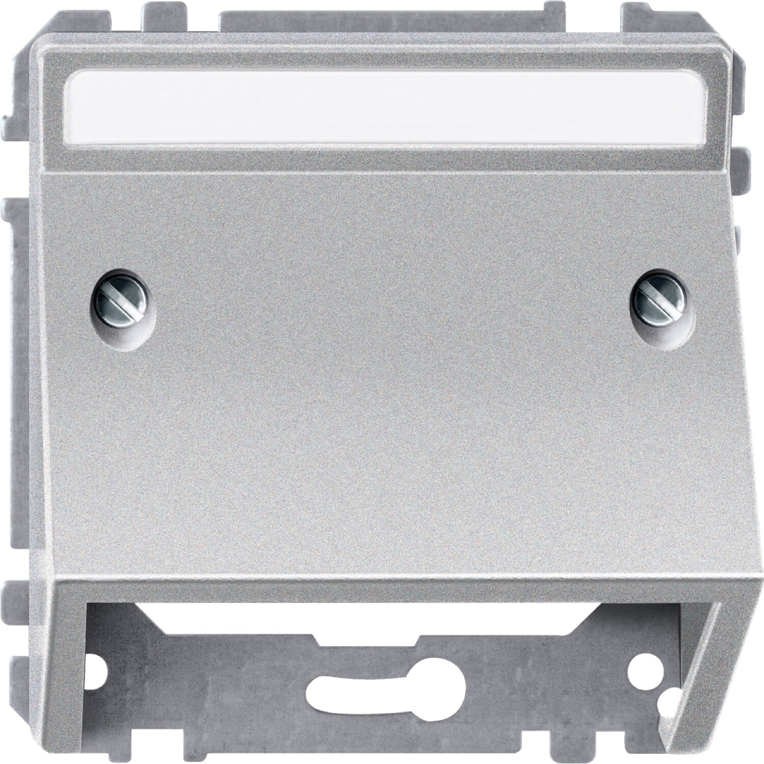 Накладка центральная наклонная Merten D-Life алюминий Schneider Electric MTN4540-6034