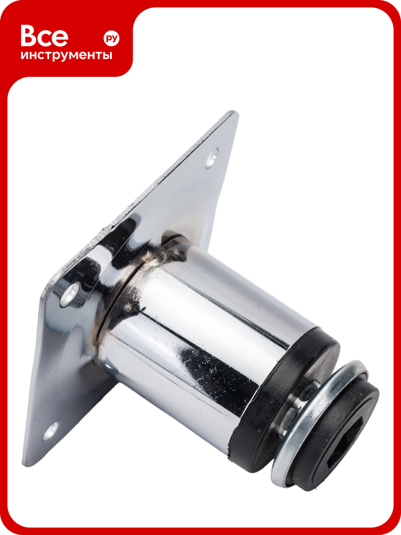 Мебельная ножка MFK-TORG регулируемая, диаметр 32 мм, высота 5 см, хром 08 01 001 3205 Х