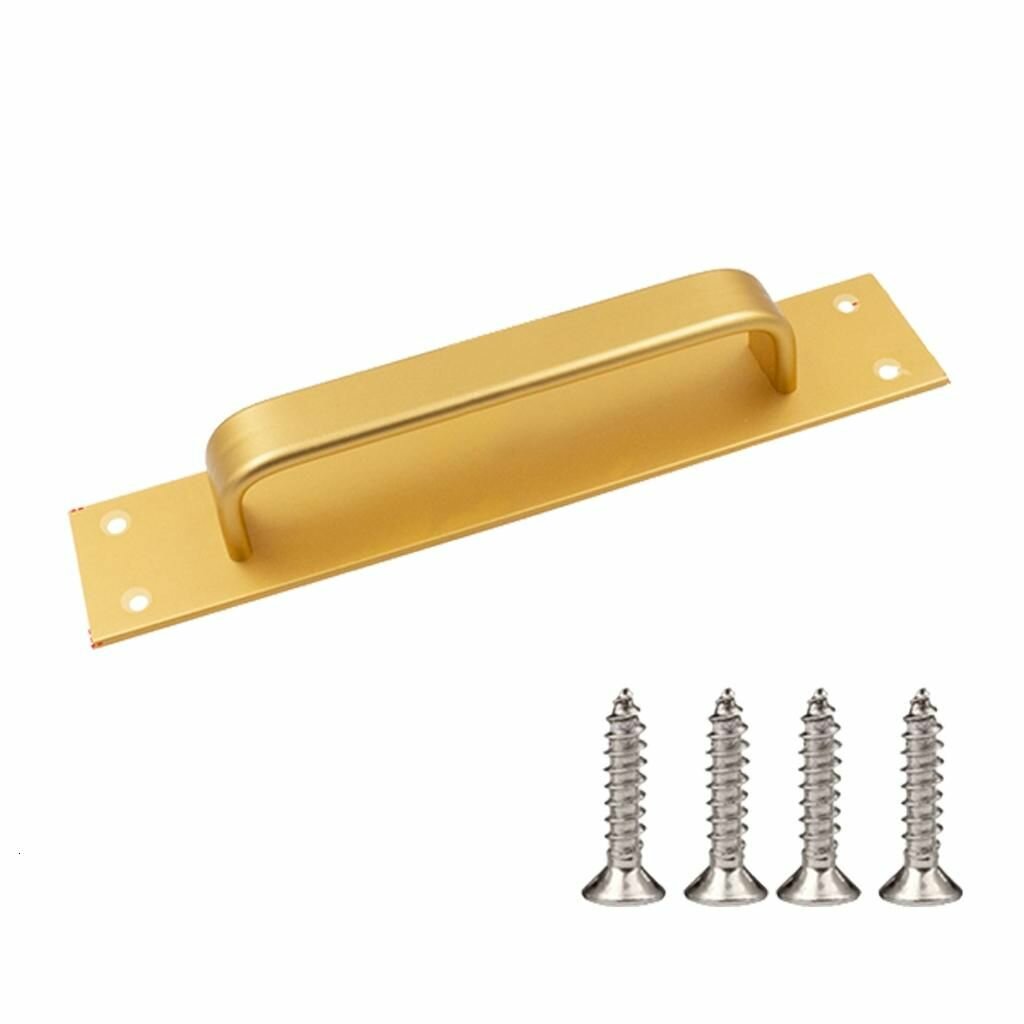 Простая установка алюминиевой ручки для фурнитуры для стеклянных дверных шкафов