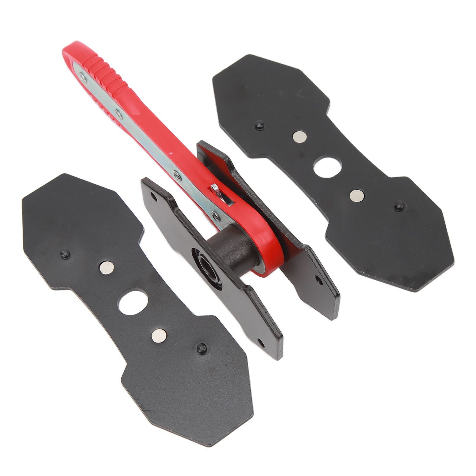 Красный стальной инструмент для сжатия тормозного суппорта с рычажным механизмом для установки и ремонта тормозов автомобиля