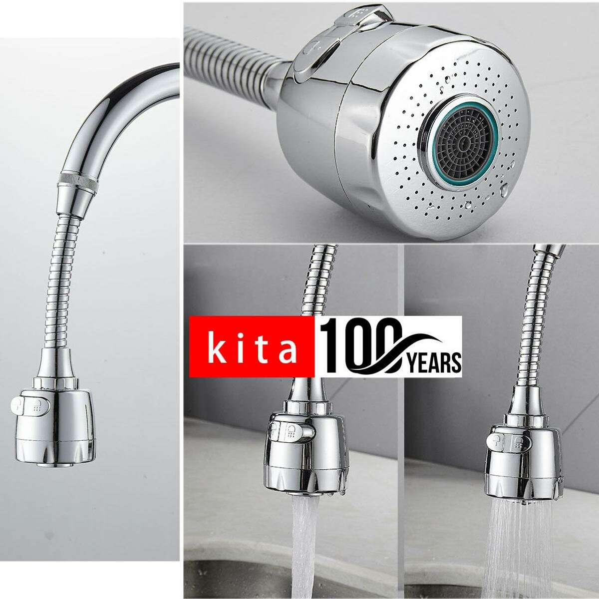 Вращающийся на 360 градусов кухонный кран-насадка-адаптер для смесителя в ванной комнате аксессуары для фильтров-распыли