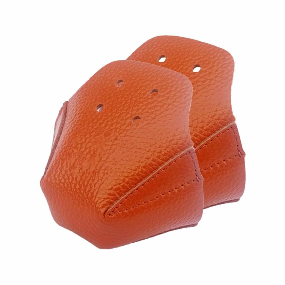 Пара защиты пальцев ног, защита для роликовых коньков из искусственной кожи с 4 отверстиями для роликовых коньков