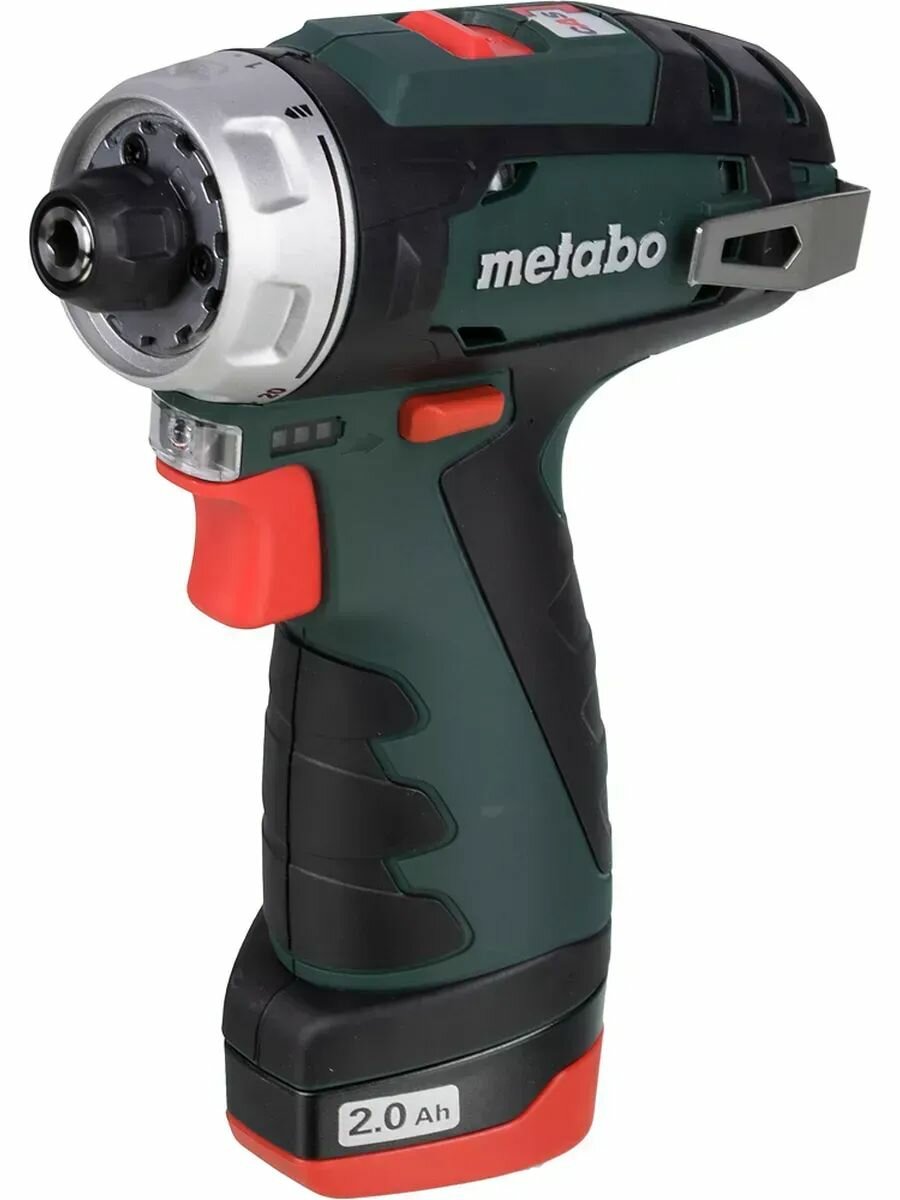 Дрель-шуруповерт Metabo PowerMaxx BS Basic, Сменный аккумулятор, 34 Нм, 2 АКБ