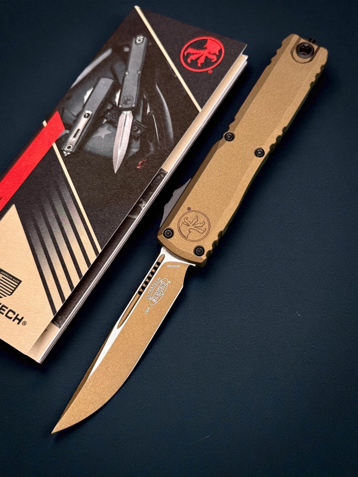 Нож складной MicroTech MCT11211UBC19 Ultratech Gen III ZBP, Cerakote Burnt Bronze