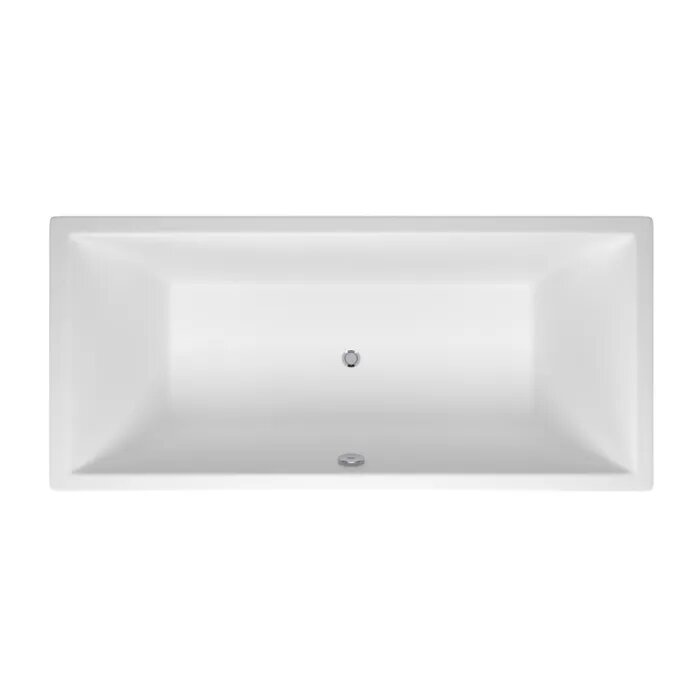 Акриловая ванна ALBA SPA Kero 170x80 см, пристенная, белая, на ножках