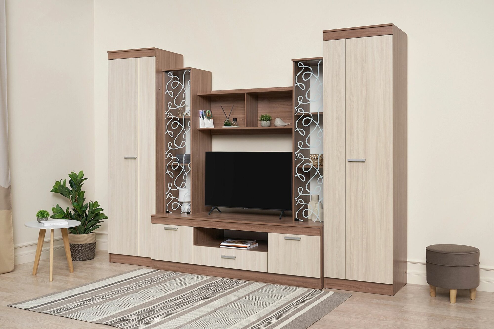 Гостиная Атлантида 4 (Ясень шимо светлый, ясень шимо темный)