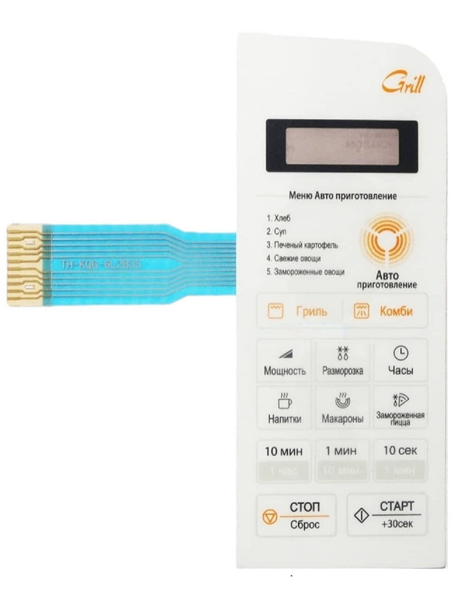 Daewoo TH-KQG-6L2B3S Сенсорная панель микроволновой СВЧ печи KQG-6L2B