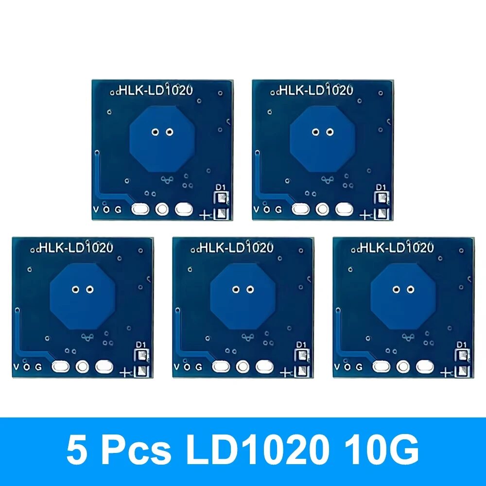 5 шт. LD1020 Радарный датчик движения, Цвет: 5 PCS