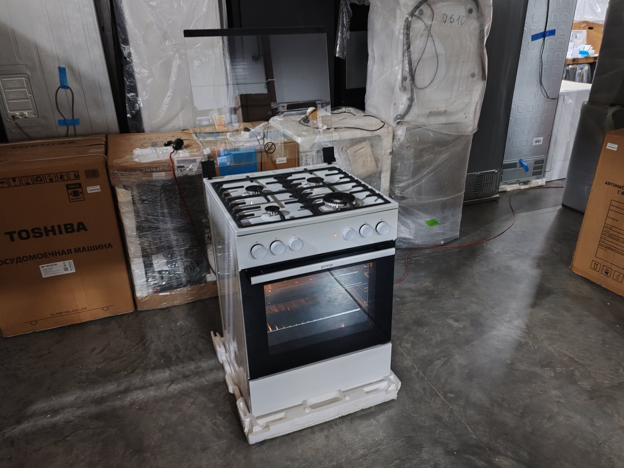 Комбинированная плита (60 см) Gorenje GK6A40WA