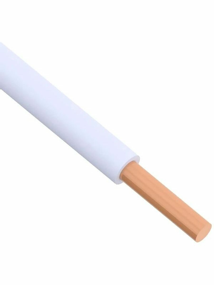 Провод ПВ1, ПуВнг-LS 1x4 белый(30м)