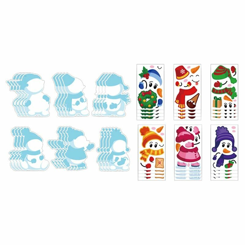 Рождественские наборы для поделок снеговики 24 шт