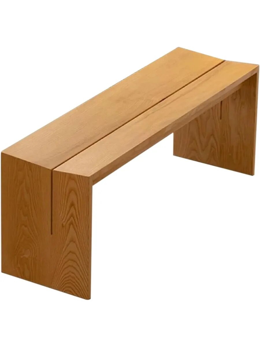 Деревянный обеденный стол и скамья