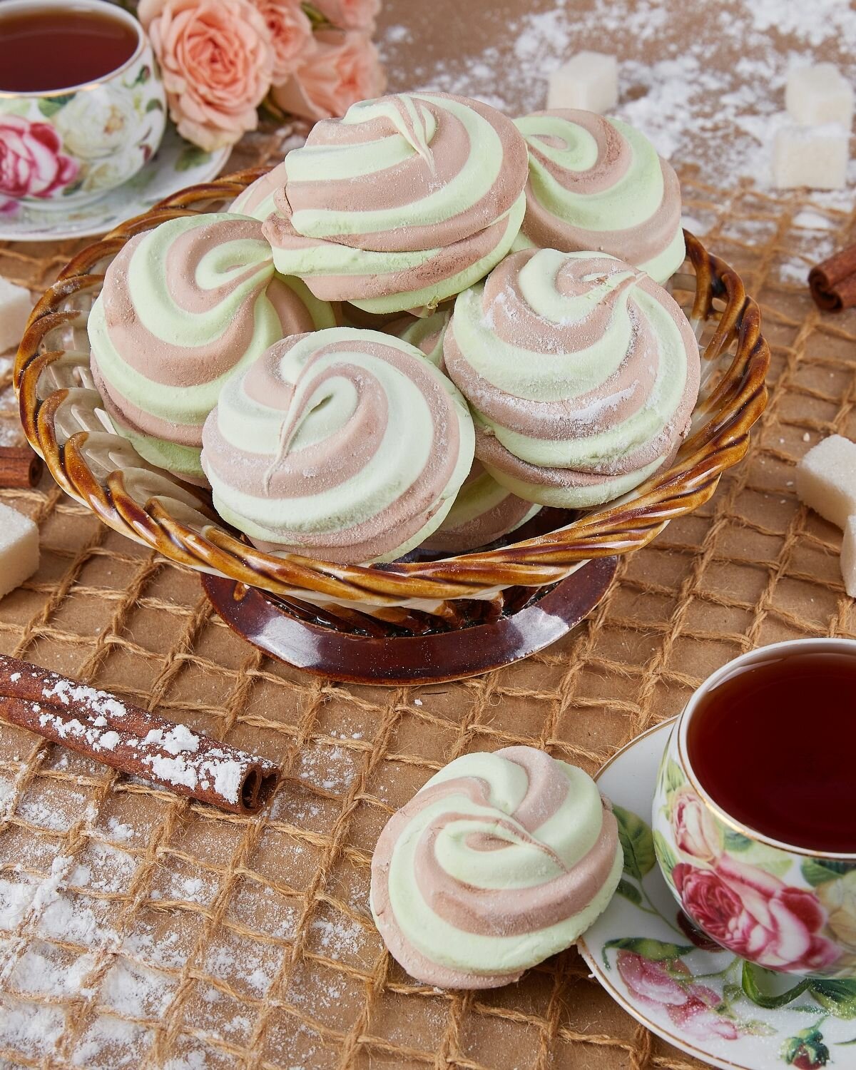 Зефир "Зефиркино счастье со вкусом шоколада и мяты"