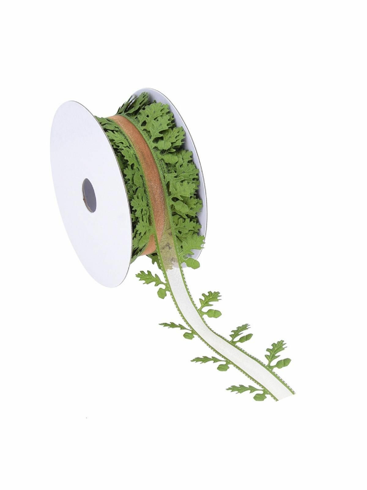 21ярд Ленточные Листья 40мм, Кофе