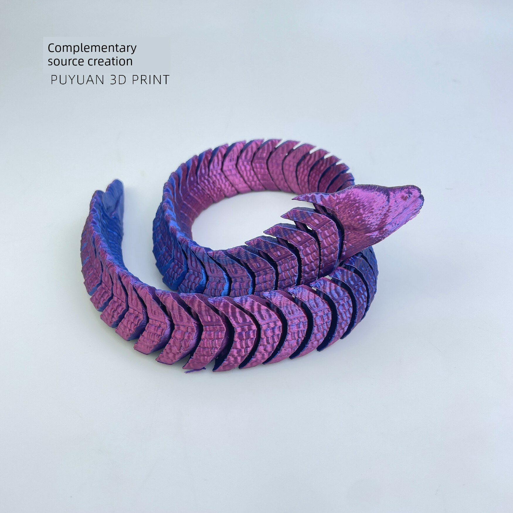 3D-печатная реалистичная модель электрического угря с подвижными суставами, игрушка, украшение, декор, реквизит для