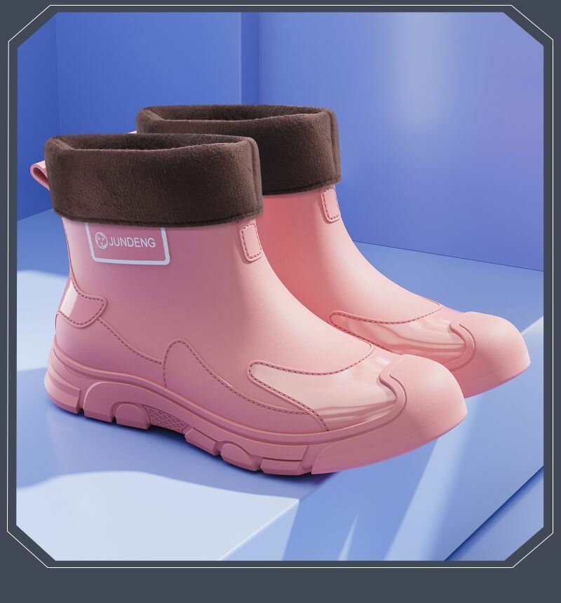 Модные непромокаемые ботинки, новая мужская водонепроницаемая нескользящая рабочая резиновая обувь, непромокаемые сапоги для рыбалки