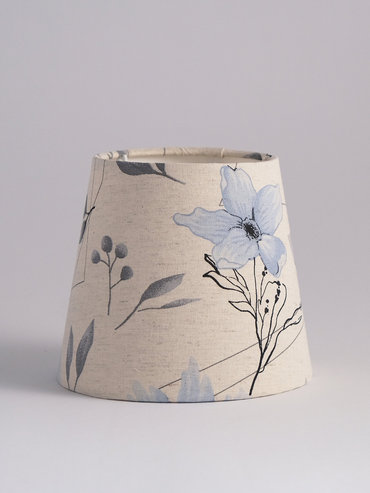 Абажур для настольной лампы и светильника "Магнолия", конус, 17 см