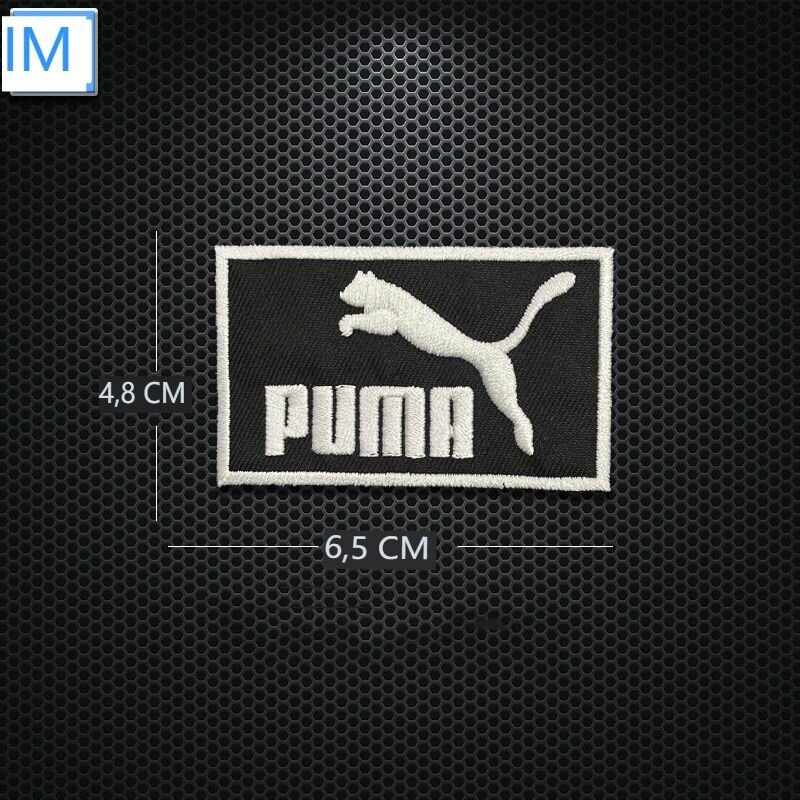 Нашивка из ткани с вышивкой С подложкой для горячего прессования