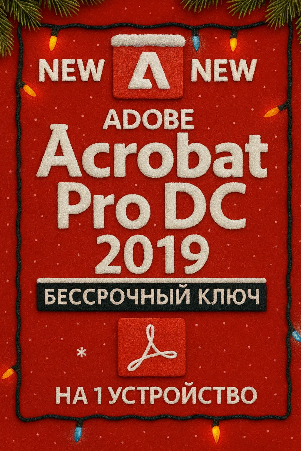 Adobe Acrobat Pro 2019 Официальная бессрочная лицензия | Активация ключом | Для Windows