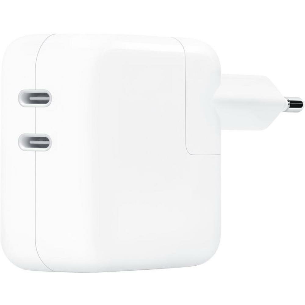 Сетевая зарядка Apple MNWP3ZM/A 35W Dual USB Type-C Port Power Adapter, белый
