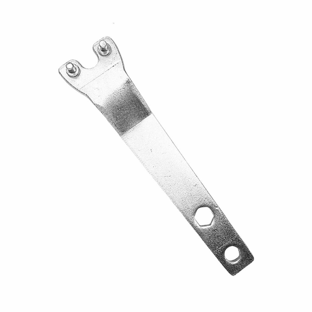 Универсальный ключ 100 типа с двойной/тройной лапкой для болгарки, 2 Гаечных ключа с зажимом