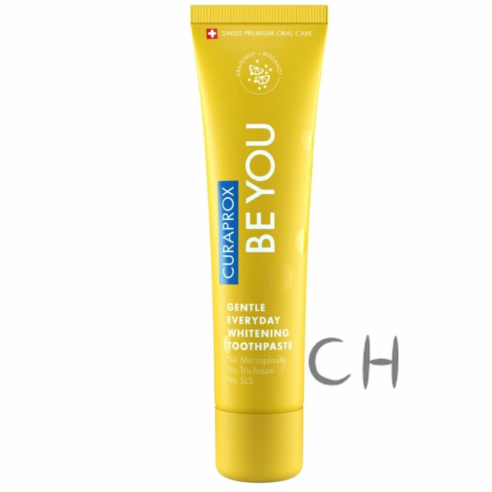 CURAPROX Зубная паста с фтором 950 ppm и ксилитом, для взрослых и детей от 3 лет. С эффектом осветления эмали, для чувствительных зубов 60 мл