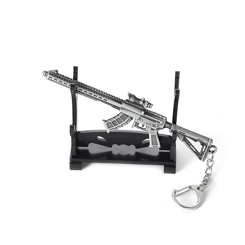Креативный мини-пистолет 12 см брелок подвеска 98K металлическая модель AWM PUBG игра