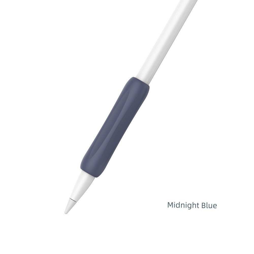 Силиконовый держатель для Apple Pencil 1-го и 2-го поколений, миднайт-синий, ультратонкий защитный чехол