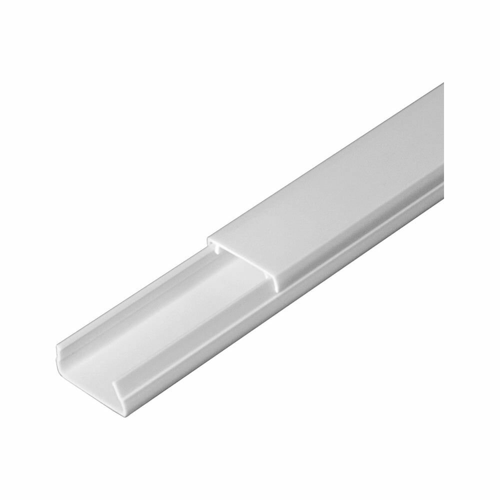 Кабель-канал 20х10 L2000 с двойн. замком бел. Промрукав PR.0325203