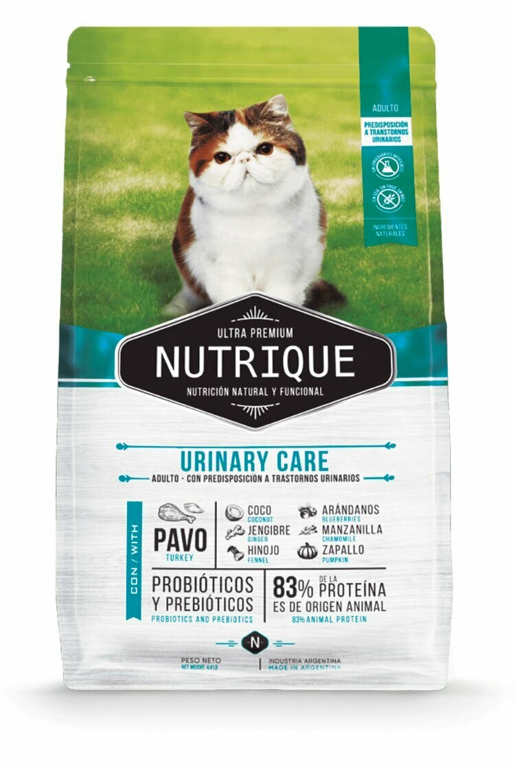Vitalcan Nutrique Cat Urinary Care сухой корм для взрослых кошек с проблемами мочеиспускания, с индейкой - 2 кг