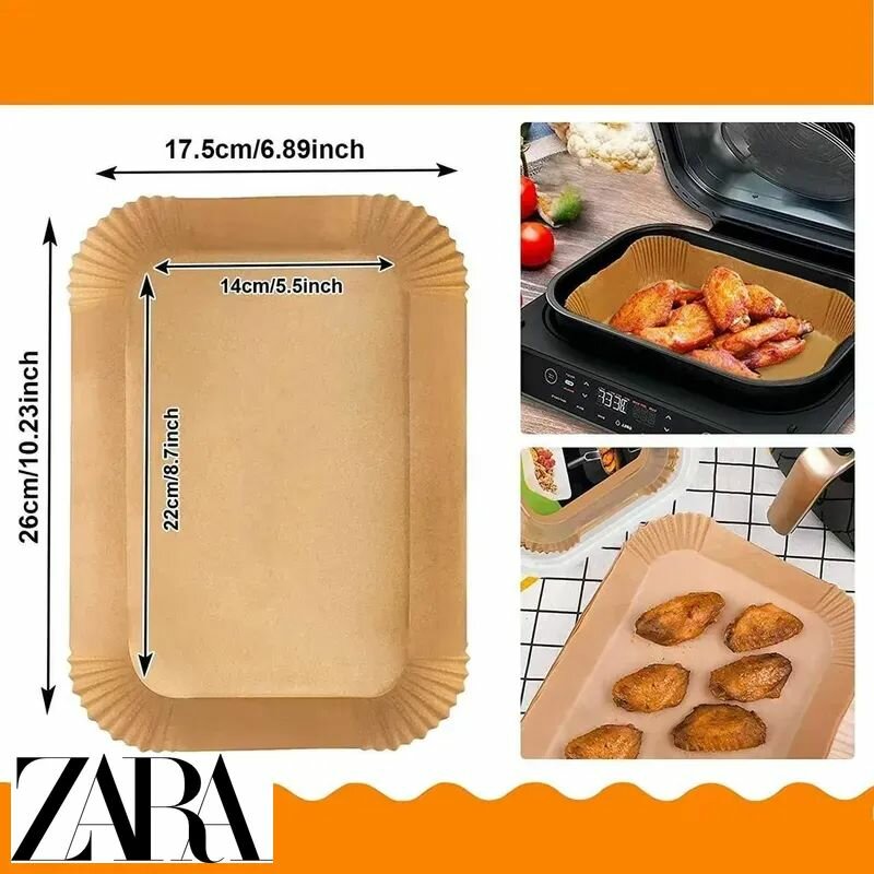 ZARA HOME Бумага пищевая, 17.5м х 20 см, 4.5 мкм, 100 шт