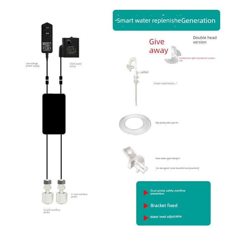 Автоматический пополнитель воды для аквариума, контроллер уровня воды в морском аквариуме, цифровой артефакт пополнения