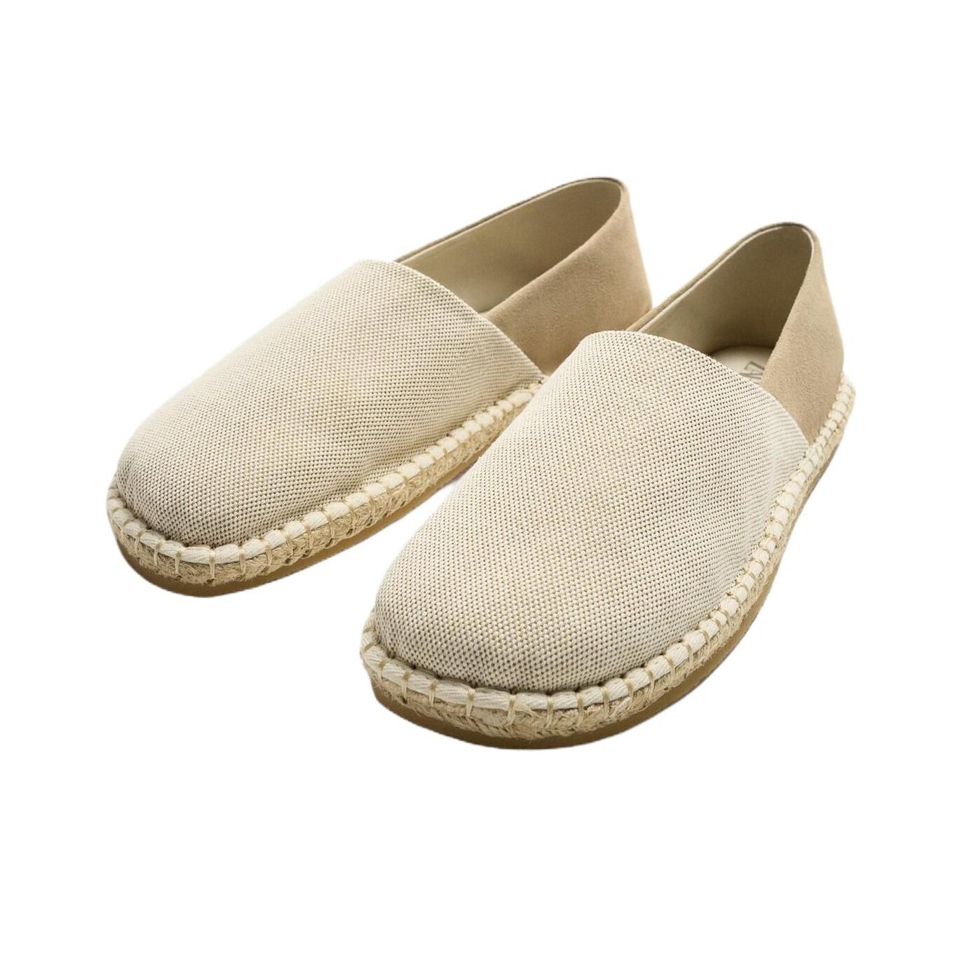 Эспадрильи Zara, размер EU 41 стопа (26.4CM), бежевый — фото 1