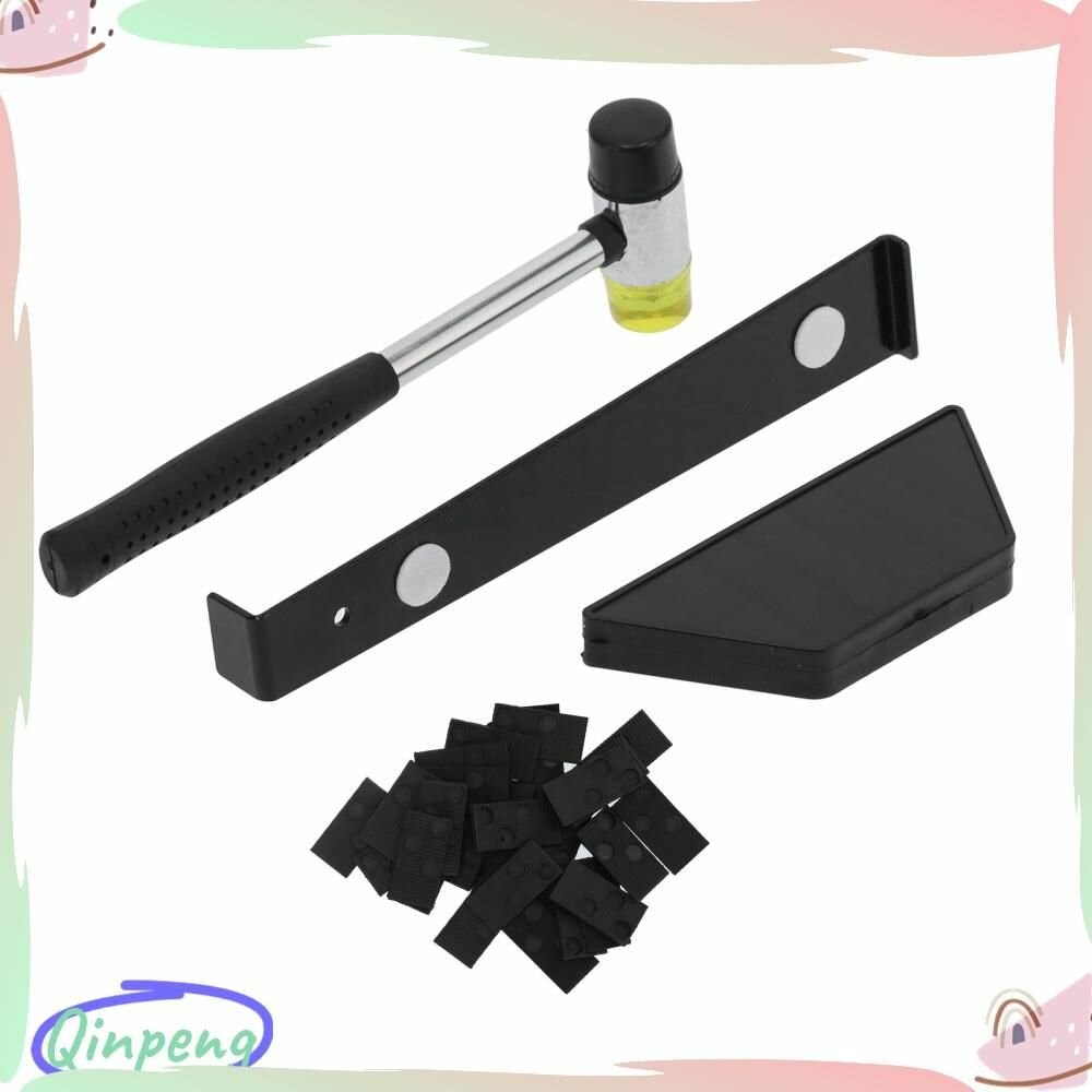 Инструменты для укладки пола, комплект с молотком и прокладками для домашних ремонтов