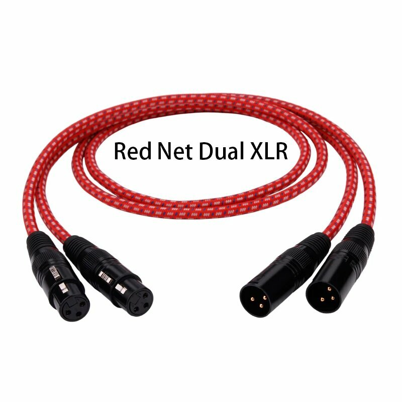 XLR кабель 2 м, Dual XLR, Red Net