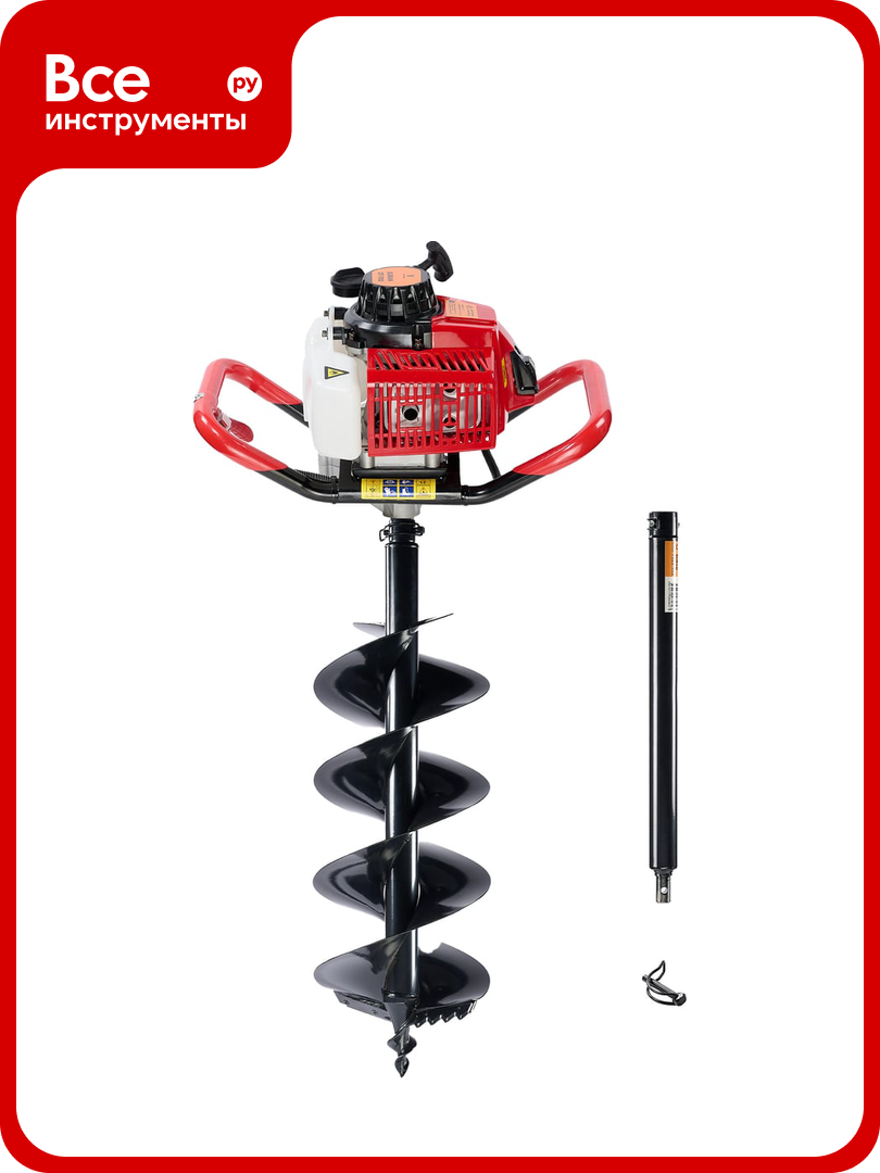 Специальный комплект мотобур BURAN DT-700 со шнеком HARDDRILL 250x800 и удлинителем PLUS-500 S00139