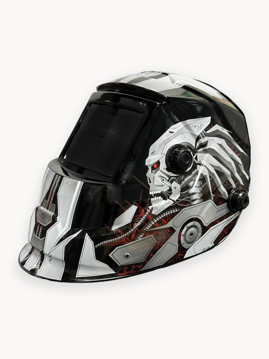 Маска сварочная хамелеон Сварог PRO B20, Киборг, TRUE COLOR