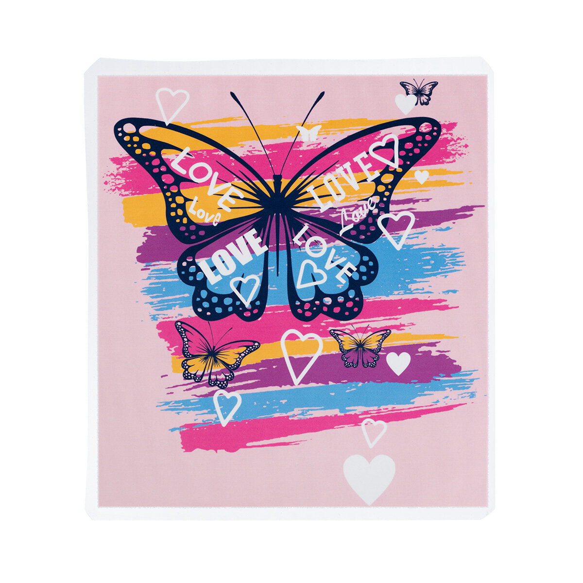 Gamma M №02-LS41 Термотрансфер бабочка 17×15.4 см М-226 для ткани термоклеевая аппликация 1 шт