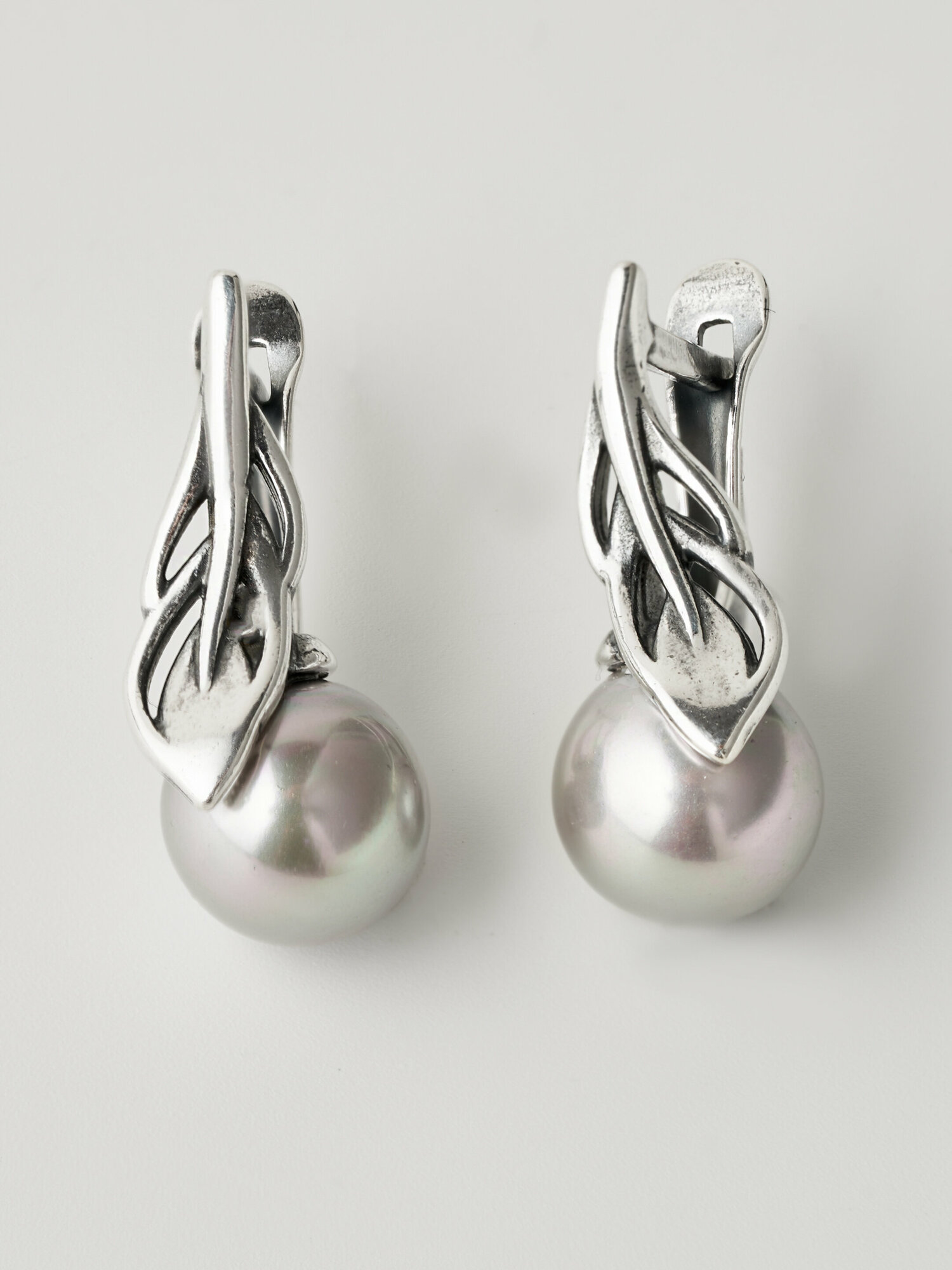 Серьги, жемчуг имитация